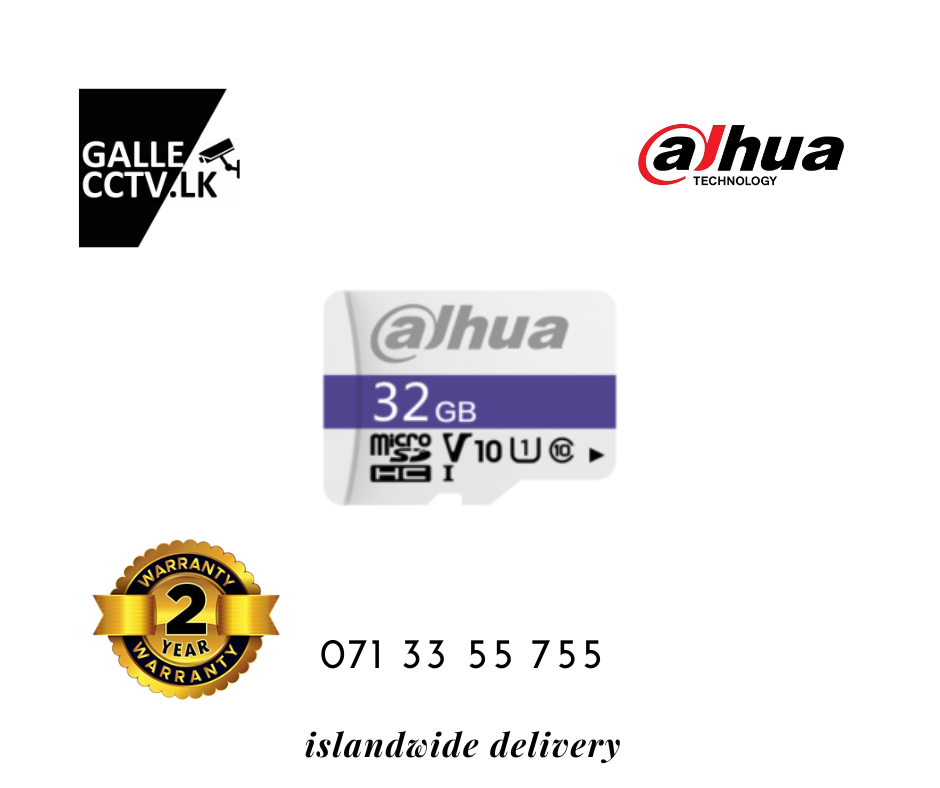 C100 MicroSD Memory Card - DHI-TF-C100/32GB - GalleCCTV